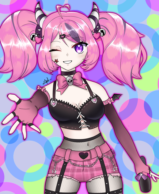 ironmouse (pink rock model) - ibisPaint