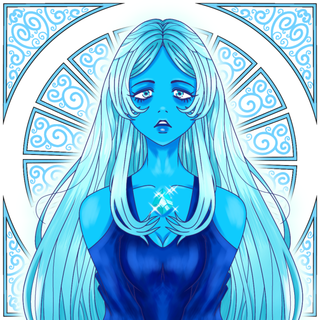 Blue Diamond from Steven Universe - ibisPaint