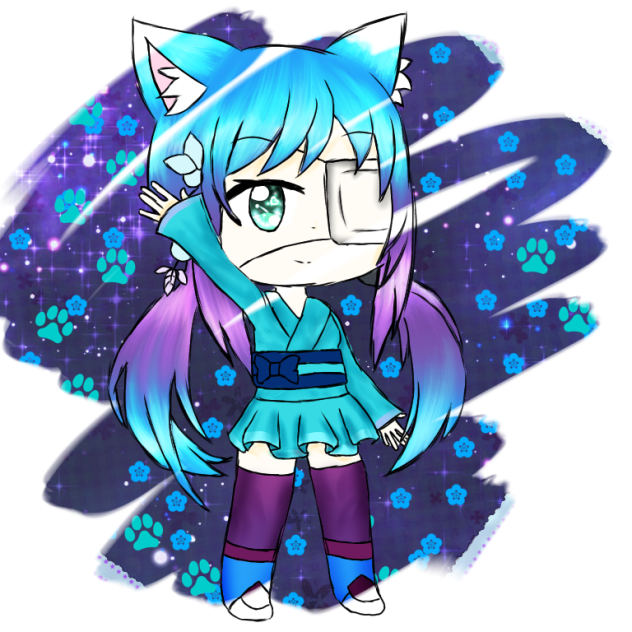 Édit my new OC ! (Only eye changed OwO) - ibisPaint