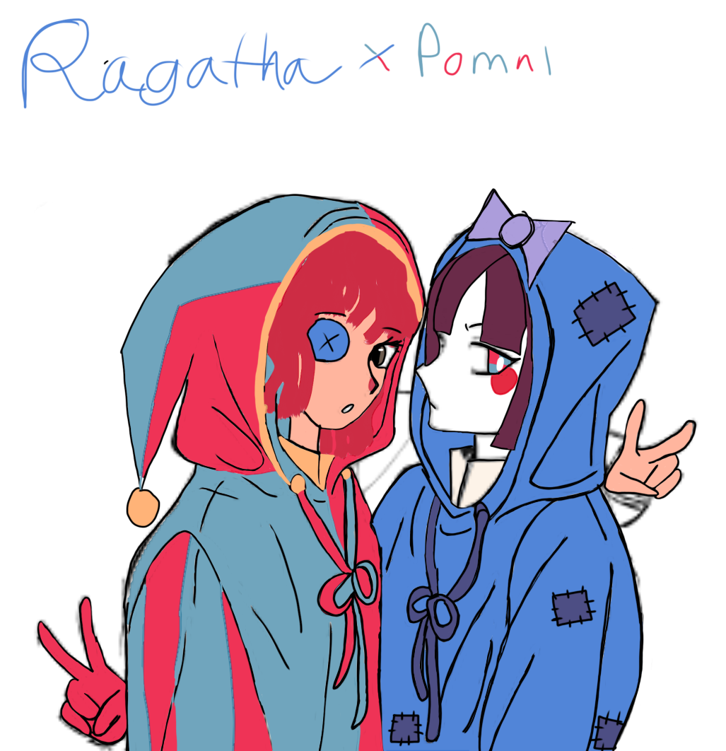 Ragatha x Pomni - ibisPaint