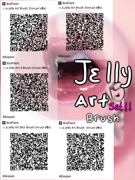 Jelly Art Brush Set (คภﻮєl ʚ ɞ) - ibisPaint