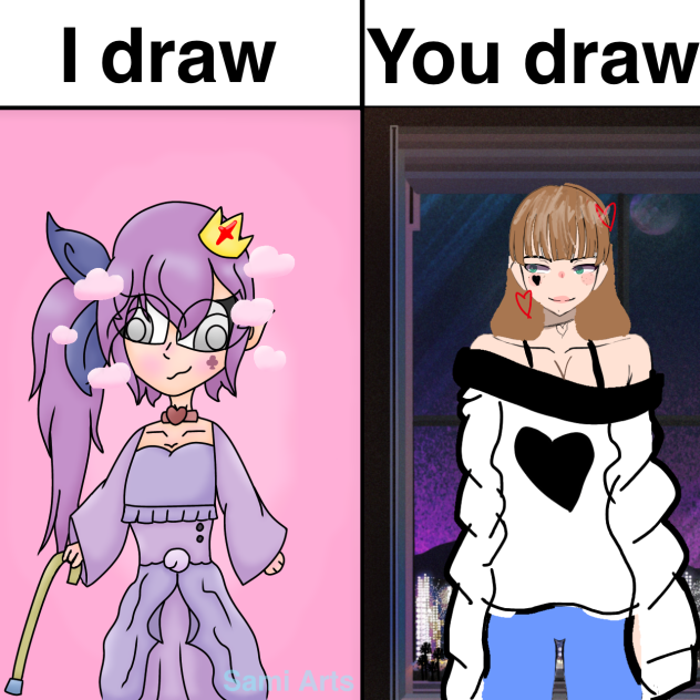 I drew with her - ibisPaint