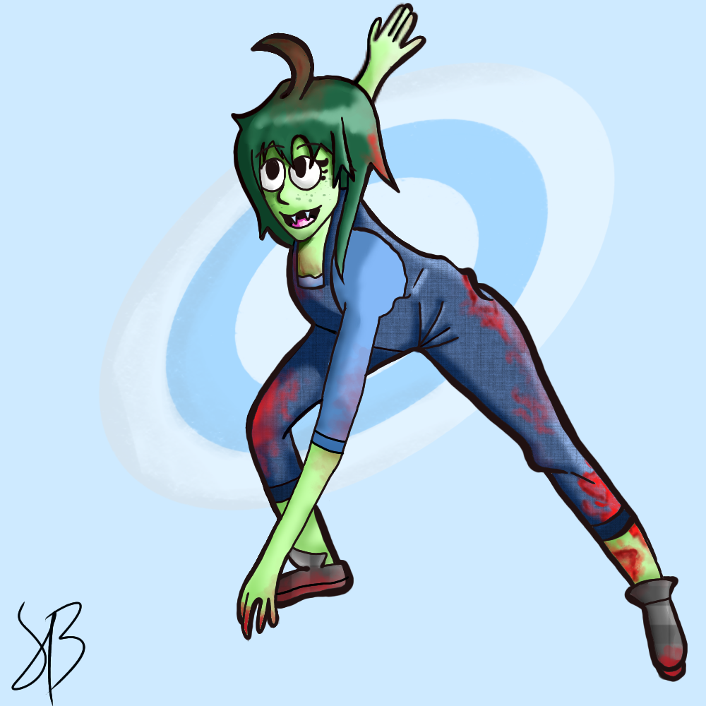 Zombie Girl - ibisPaint