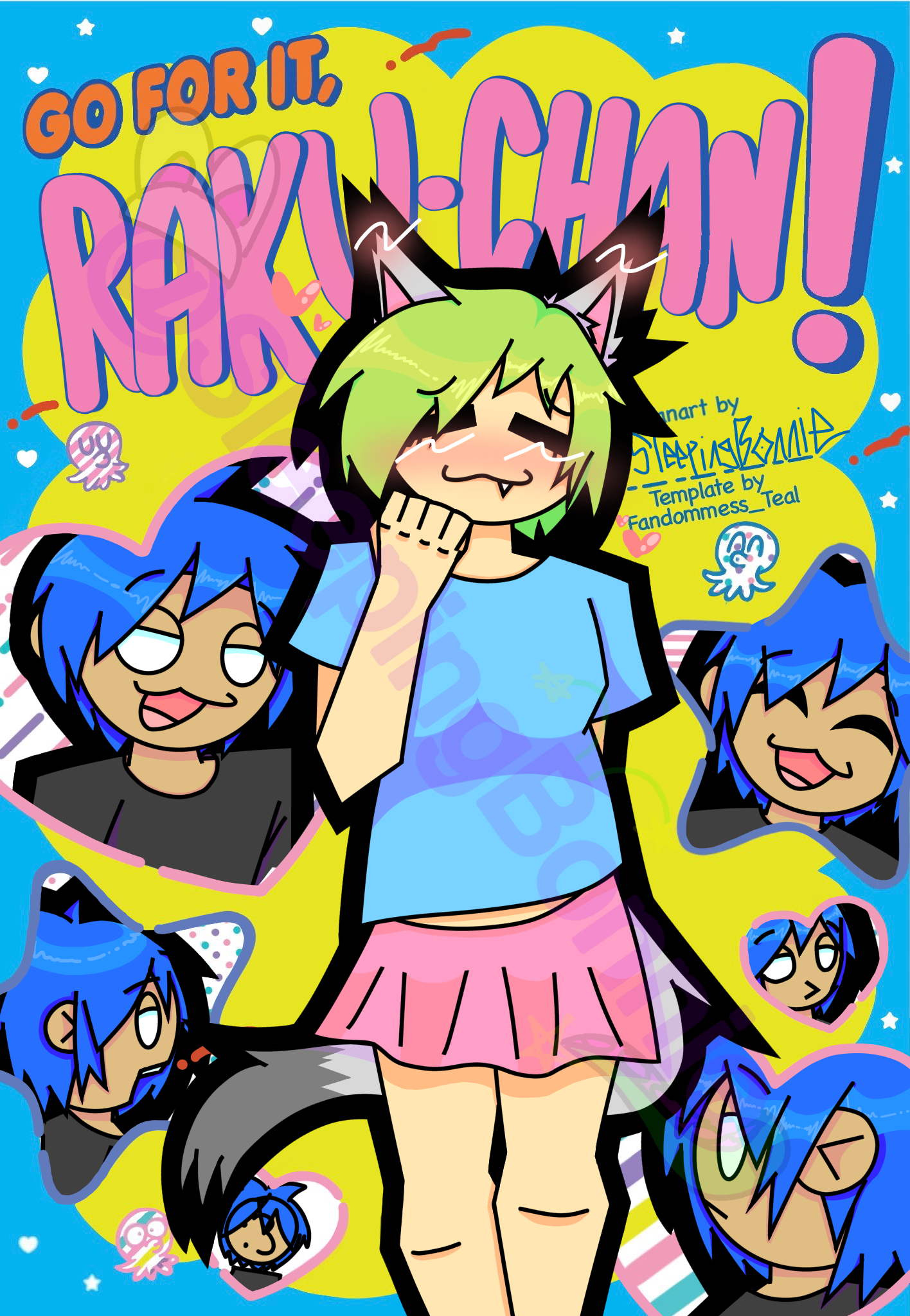 Go for it, Raku-Chan! - ibisPaint