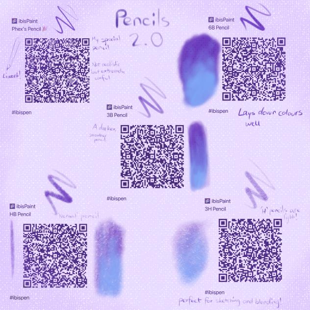 Pencils Brushset 2.0 - ibisPaint