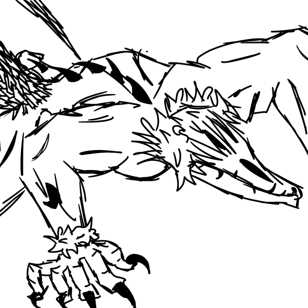 monster thing sketch - ibisPaint