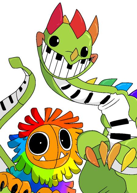 Mr eight seconds and Mr fireball - ibisPaint