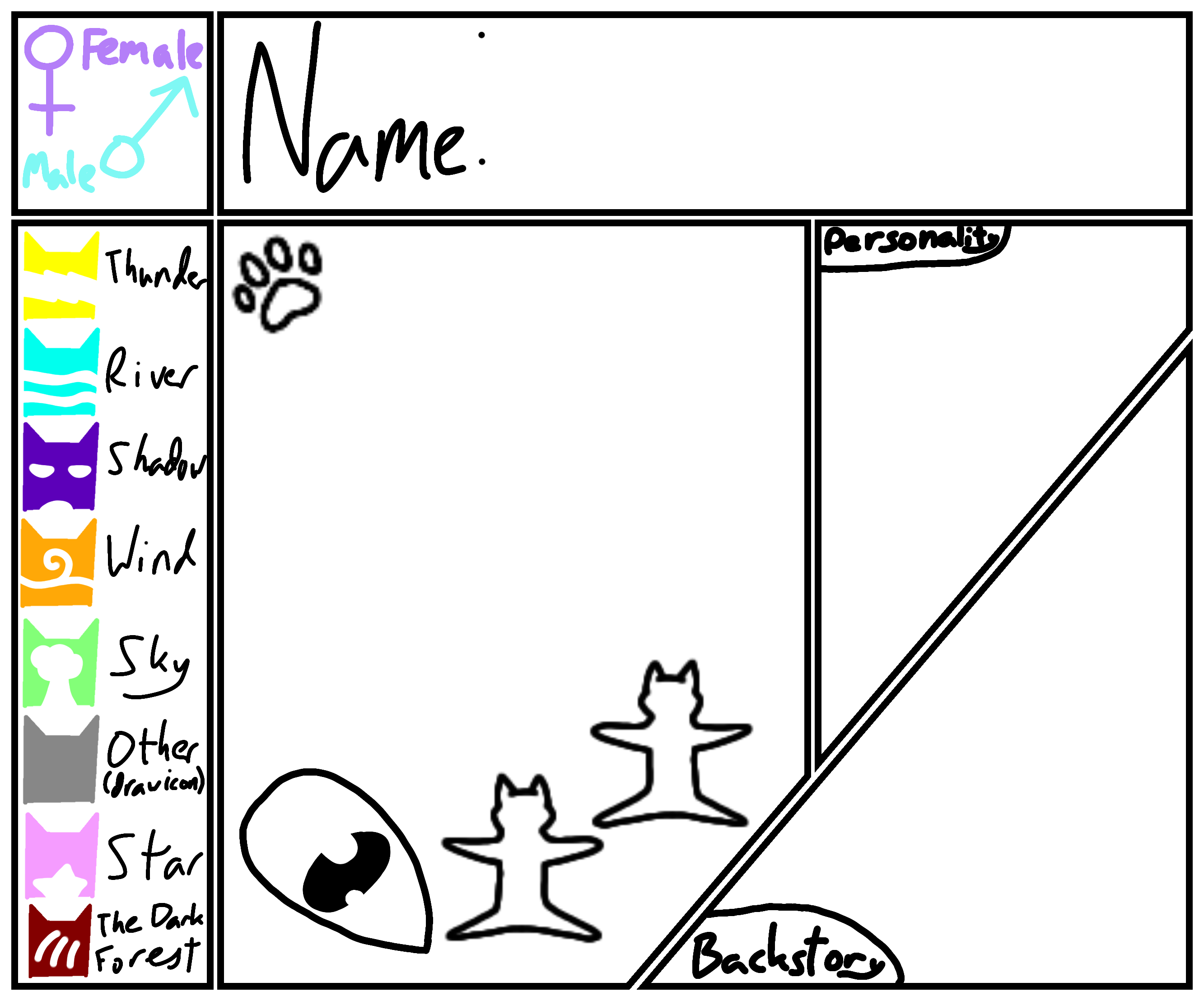 Blank Warriors ref - ibisPaint