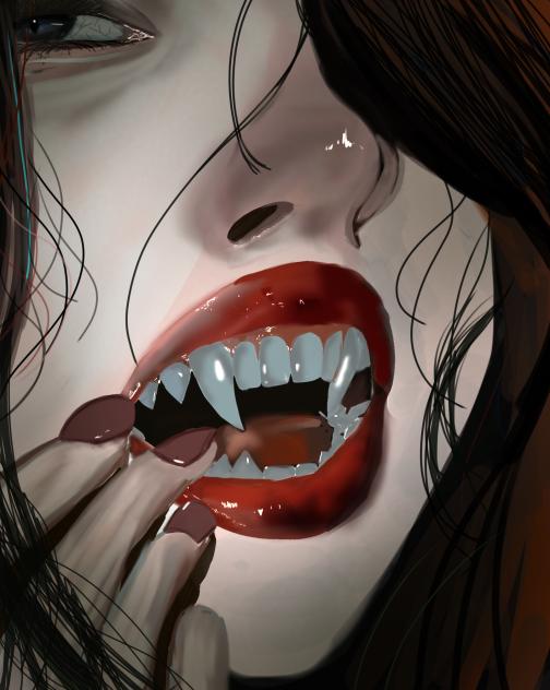 scary vampire 🤢🦇 - ibisPaint