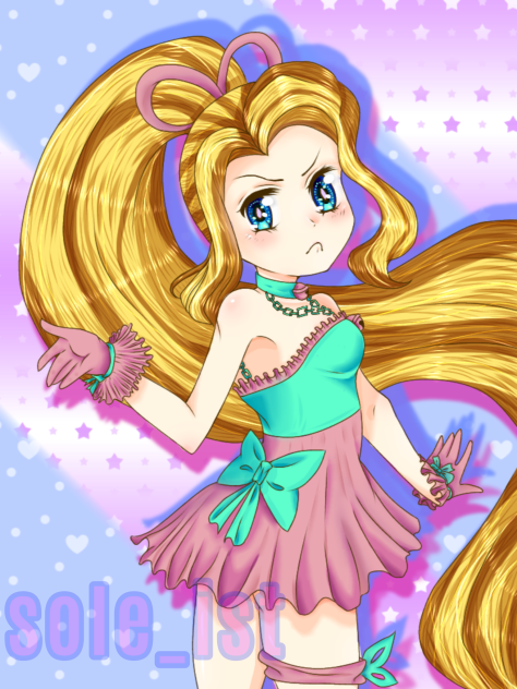 Mini skirt girl - ibisPaint