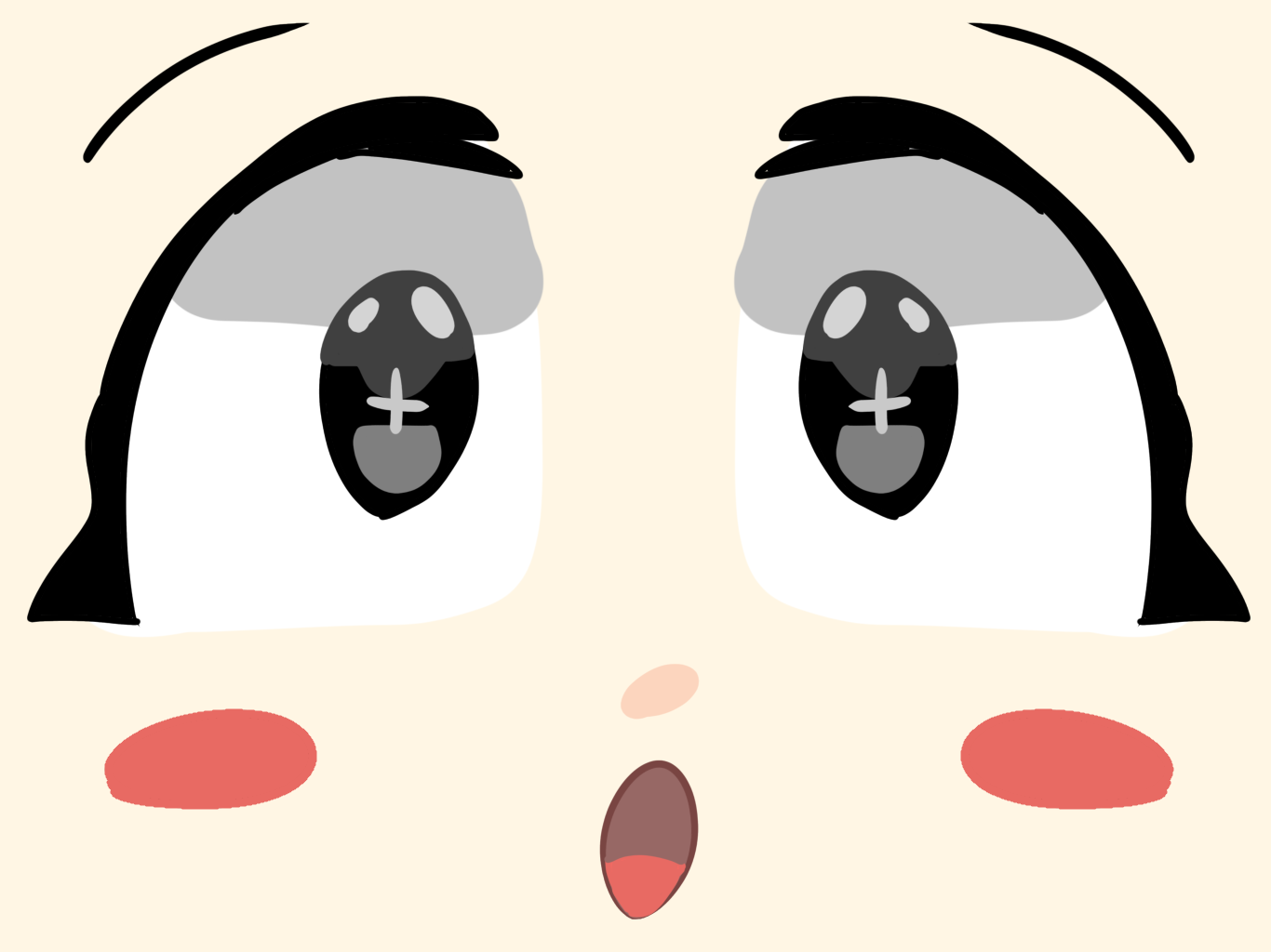 Surprised face - ibisPaint