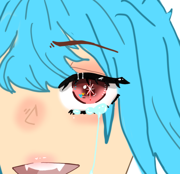Tried to do the idol eye - ibisPaint