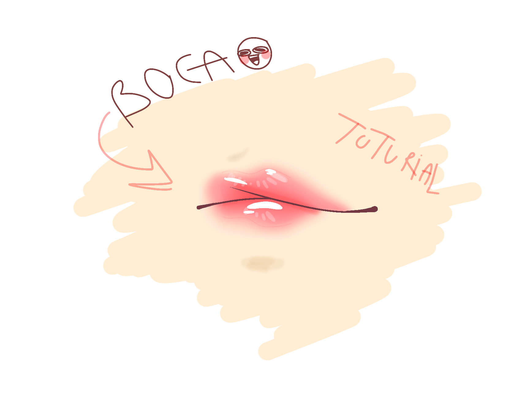 Boca tutorial segue o passo - ibisPaint