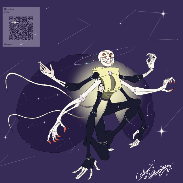 Astral Sans(ink, dream, error fusion) - ibisPaint