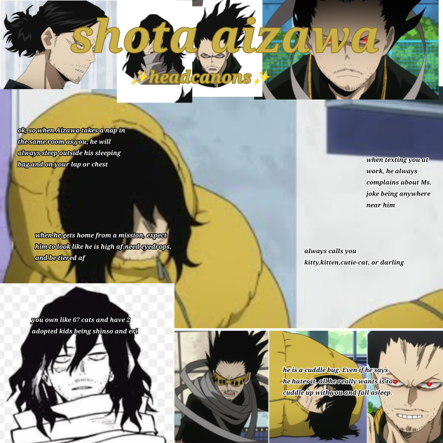 shota aizawa headcanons - ibisPaint