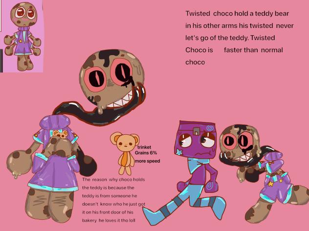 twisted choco (dandy world oc) - ibisPaint