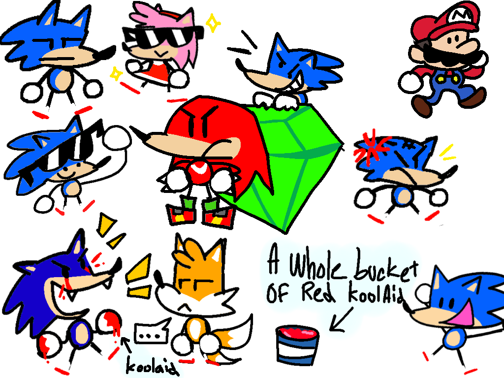 Somthin’ about Sonic (TerminalMontage) - ibisPaint