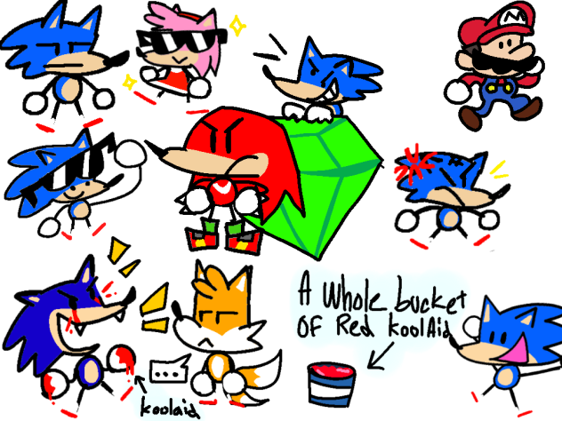 Somthin’ about Sonic (TerminalMontage) - ibisPaint