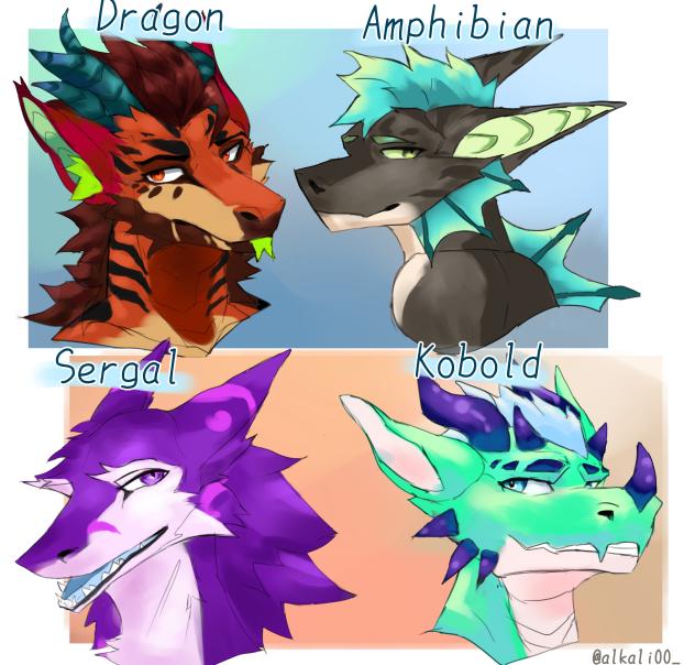 furry species (mythical, reptile) - ibisPaint