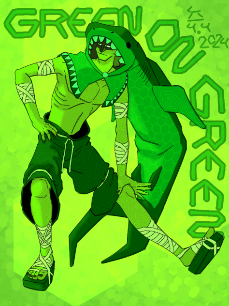 Green On Green - ibisPaint