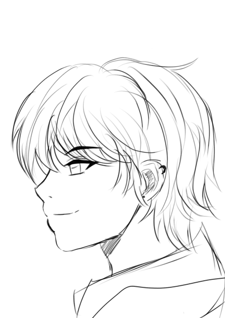 Side Profile study - ibisPaint