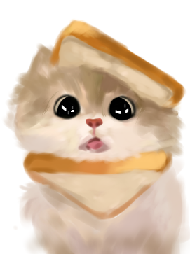 kittyyyyy bread - ibisPaint