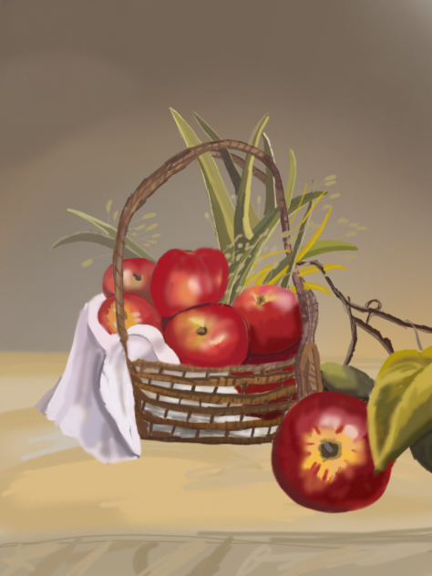 𝕬𝖕𝖕𝖑𝖊 𝕭𝖆𝖘𝖐𝖊𝖙 - ibisPaint