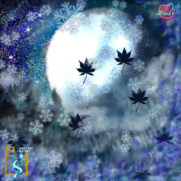 Blue Moonlight Scene - ibisPaint