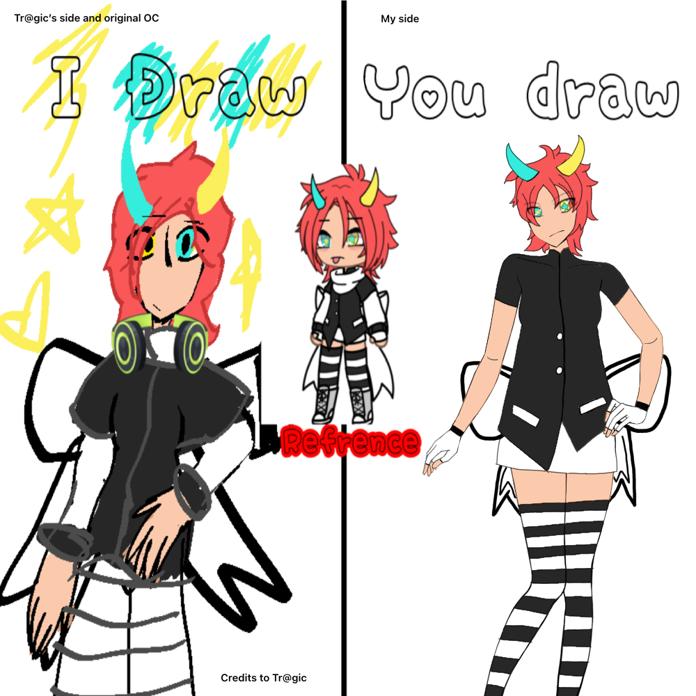 Me and Tr@gic’s collab! - ibisPaint