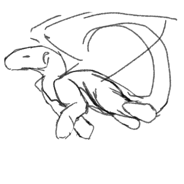 Flying loop Wip - ibisPaint