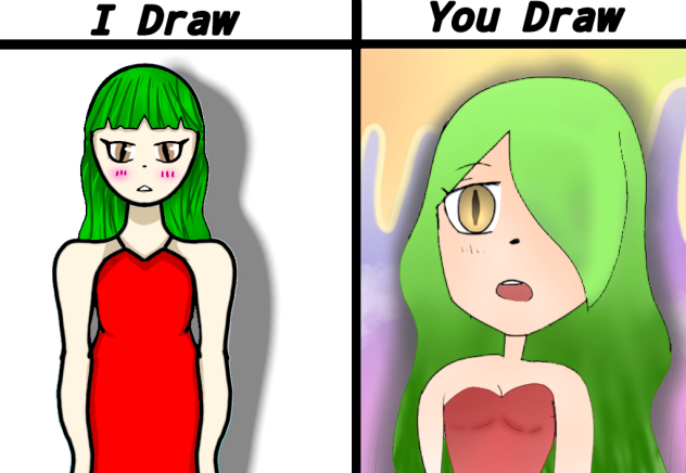I draw you draw collaboration - ibisPaint