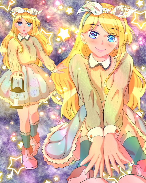 Yellow girl - ibisPaint