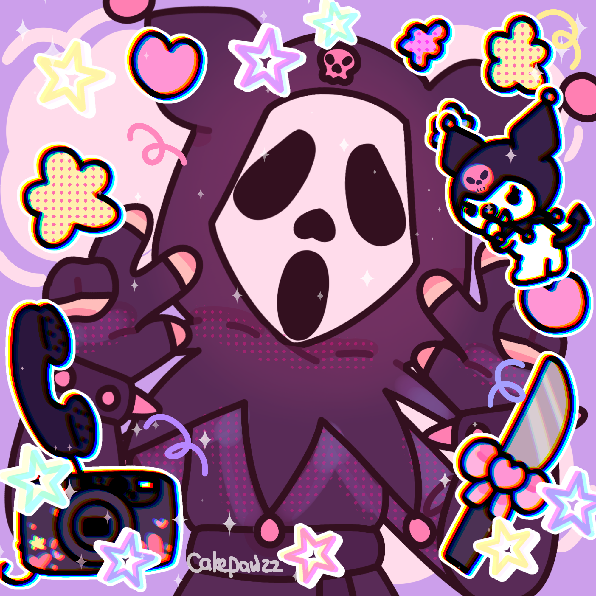 Kuromi Ghostface - ibisPaint