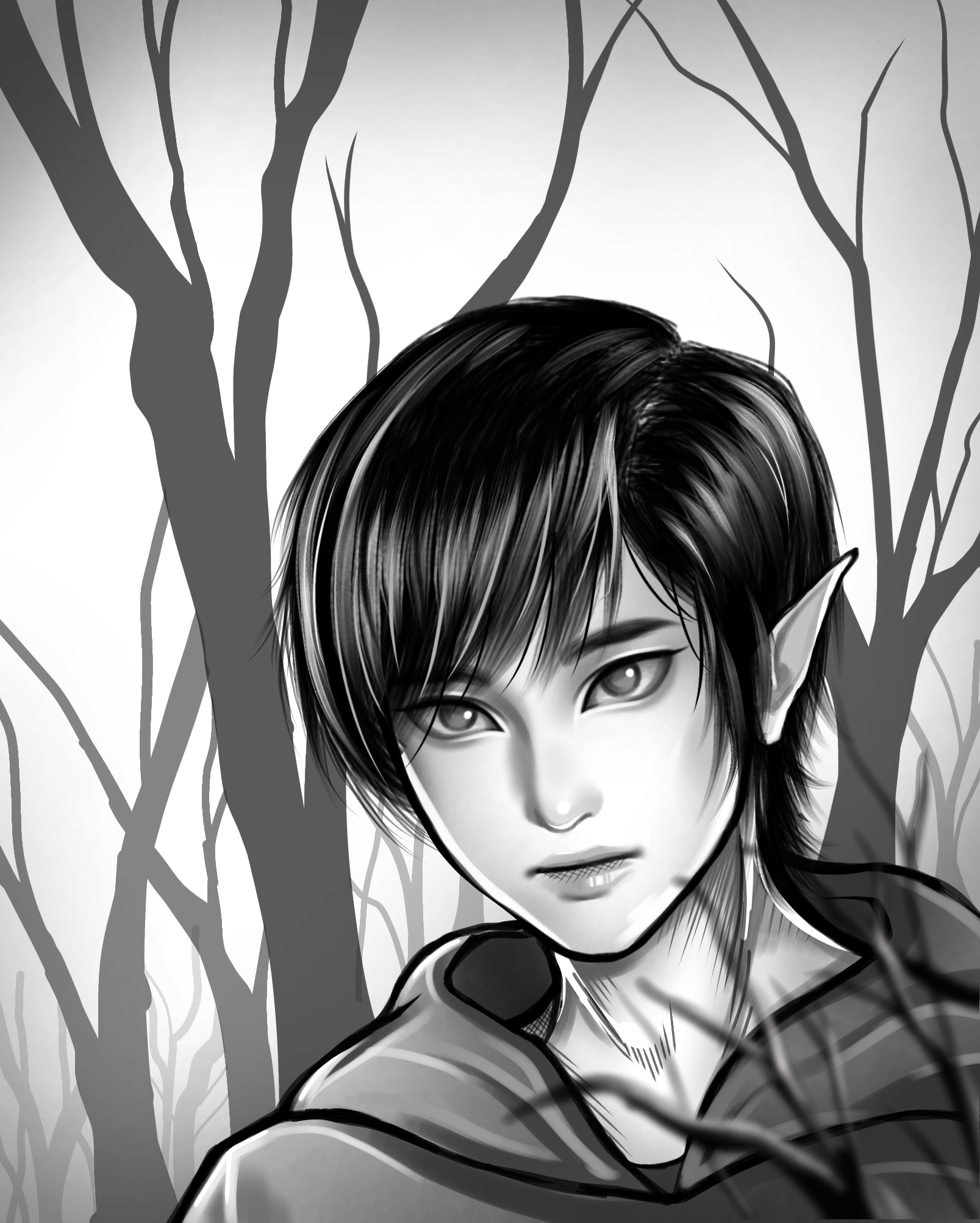 Greyscale Practice - ibisPaint