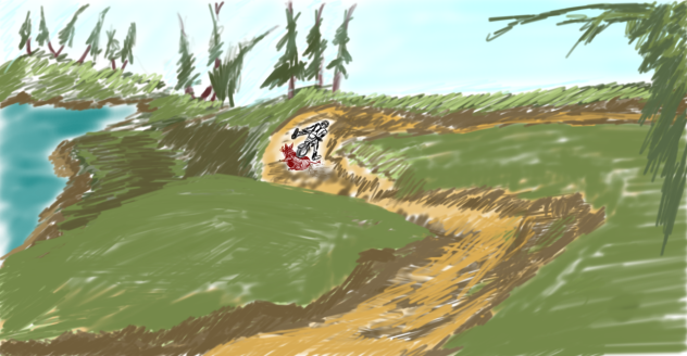 race track accident - ibisPaint