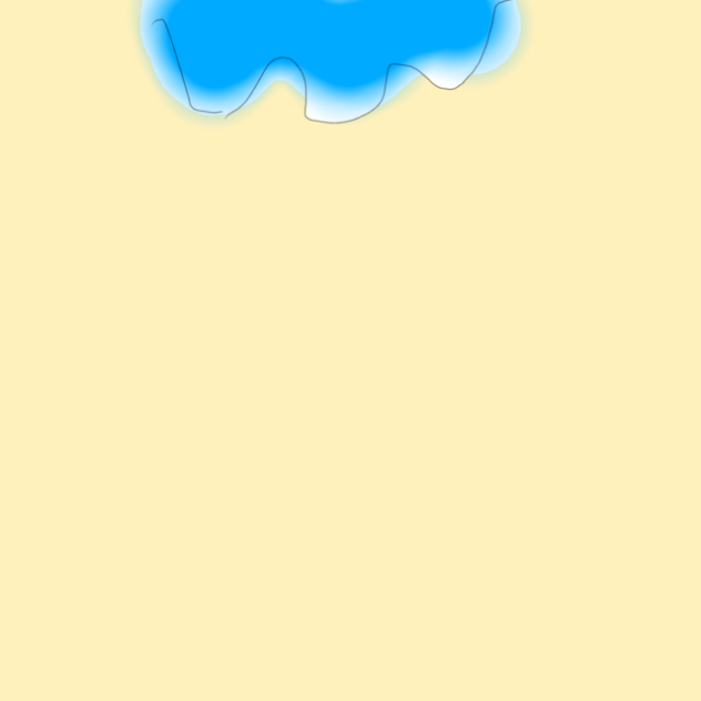 waves on a beach… - ibisPaint