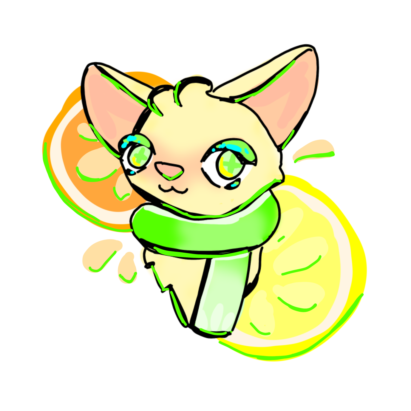 Citrus Bat - ibisPaint