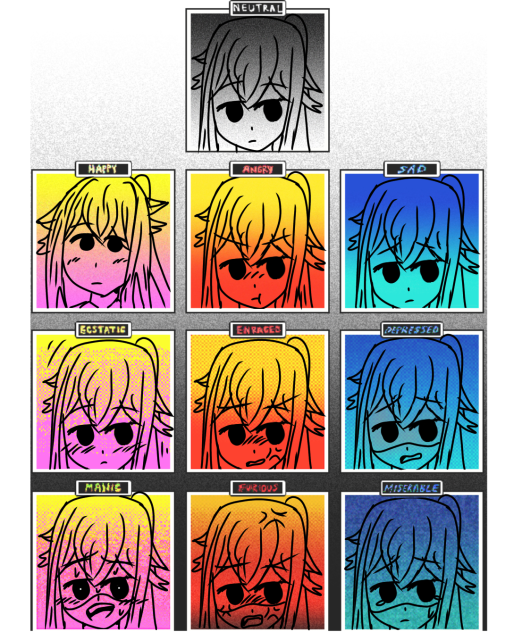 OMORI OC expressions - ibisPaint