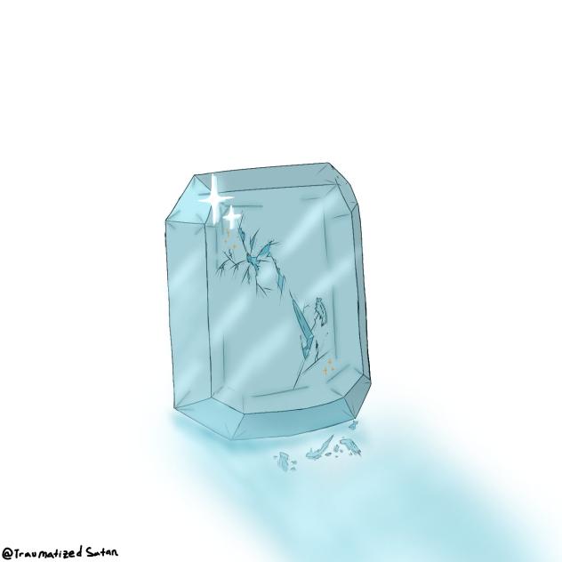 Cracked Crystal 🩵 - ibisPaint