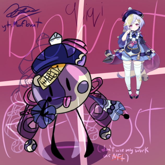 Qiqi as an Bfdi character - ibisPaint