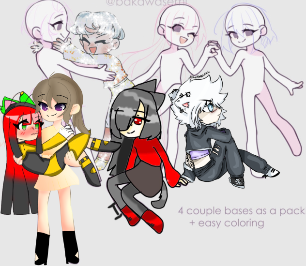ship collab poses - ibisPaint