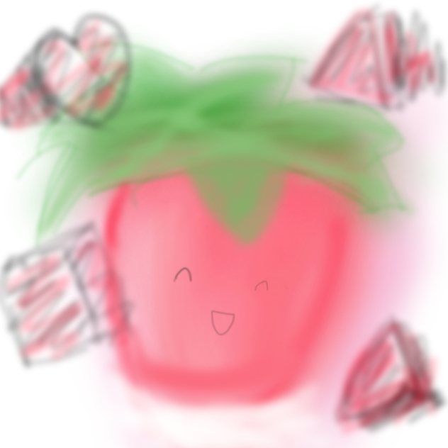 Strawberry shapes - ibisPaint