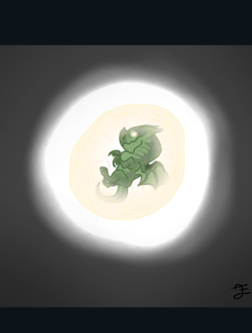 Untitled340 (Dragon in egg) - ibisPaint