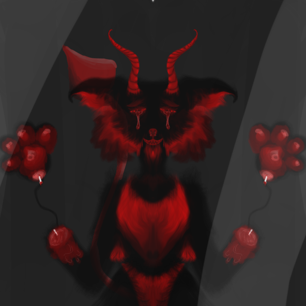 Would you let him in… (Demon goat) - ibisPaint