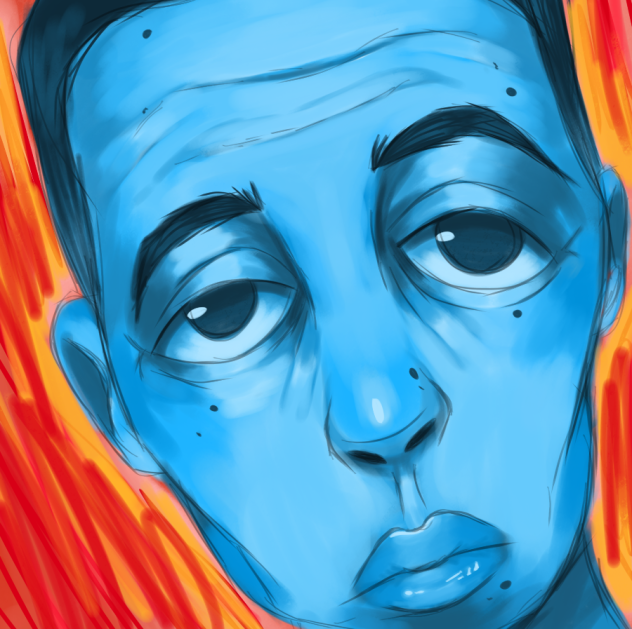 blue man - ibisPaint