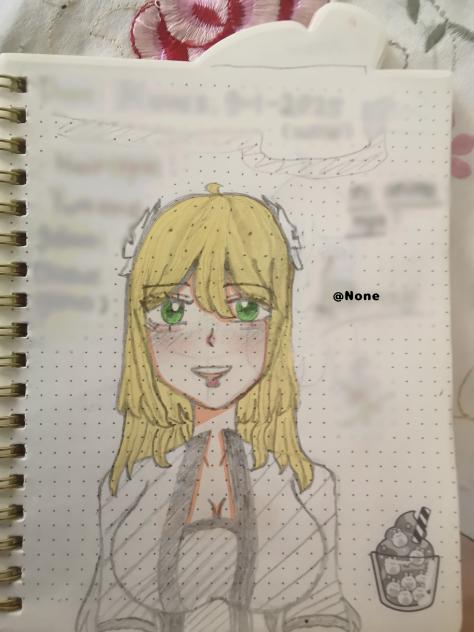 My drawing on paper - ibisPaint