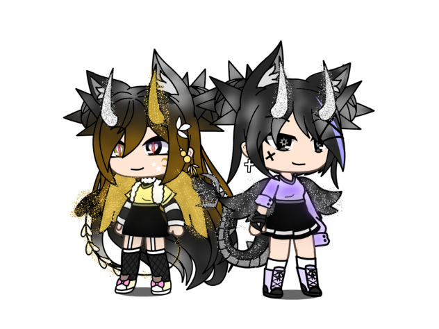 Edit of me and my best friend - ibisPaint