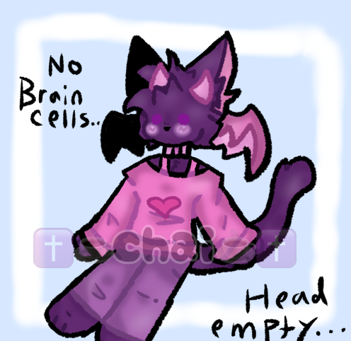 💖🖤no braincells…head empty..💜🎀 - ibisPaint