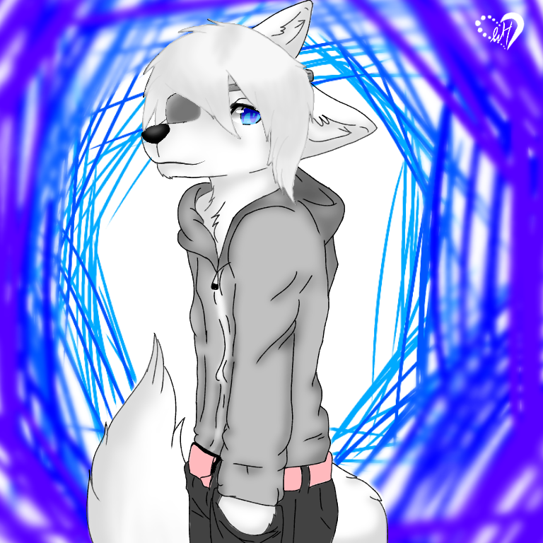 arctic fox fursona - ibisPaint