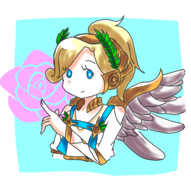 winged victory mercy - ibisPaint
